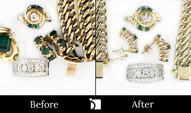 Before & After #10 - A Trove of Gold, Diamonds, and Emeralds