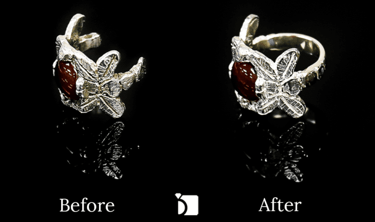 Before & After #110 - Full Shank Ring Repair - My Jewelry Repair