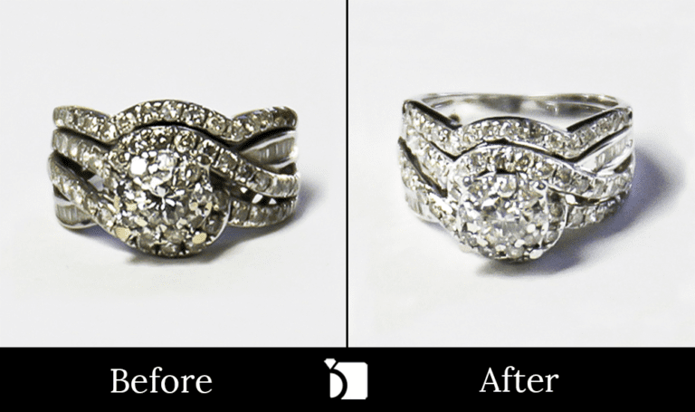 Before & After #93 - A Double Diamond Ring Repair